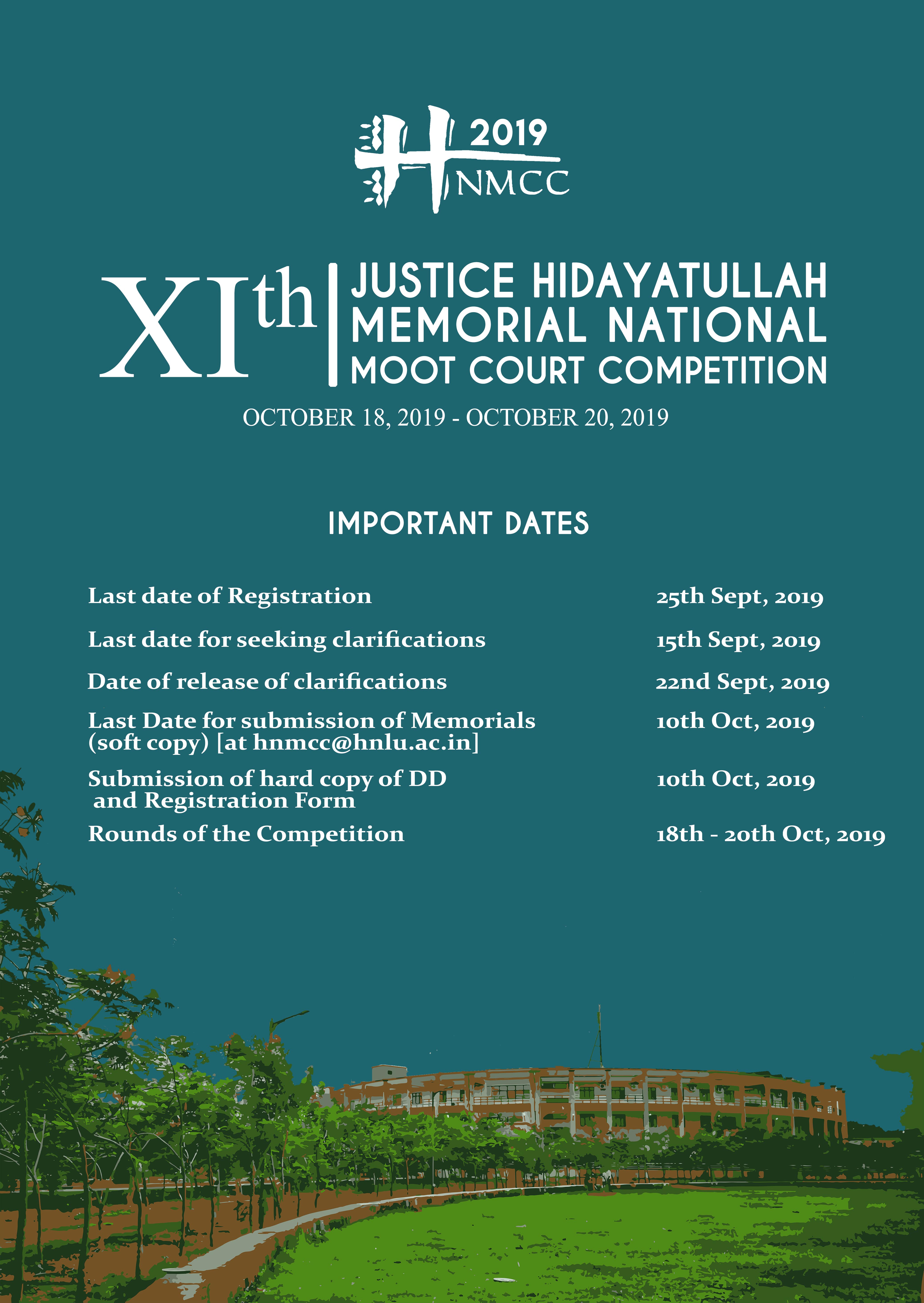 11th Justice Hidayatullah Memorial National Moot Court Competition ...