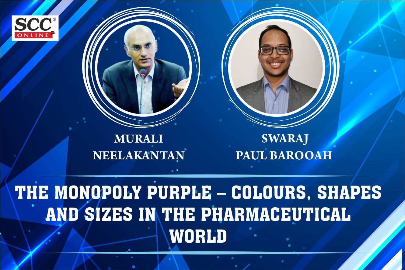 The Monopoly Purple – Colours, Shapes and Sizes in the Pharmaceutical ...