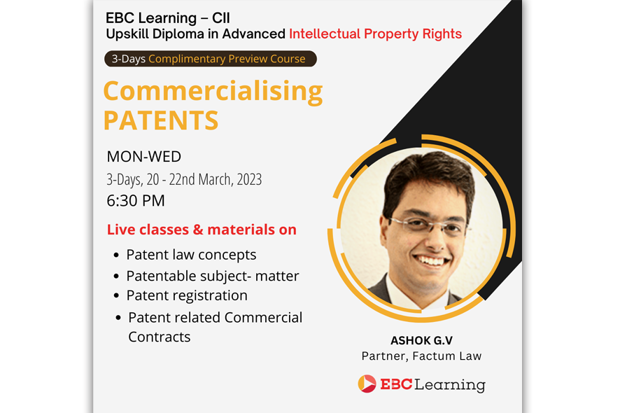 EBC Learning | Upskill Diploma in Advanced Intellectual Property Rights | SCC Times