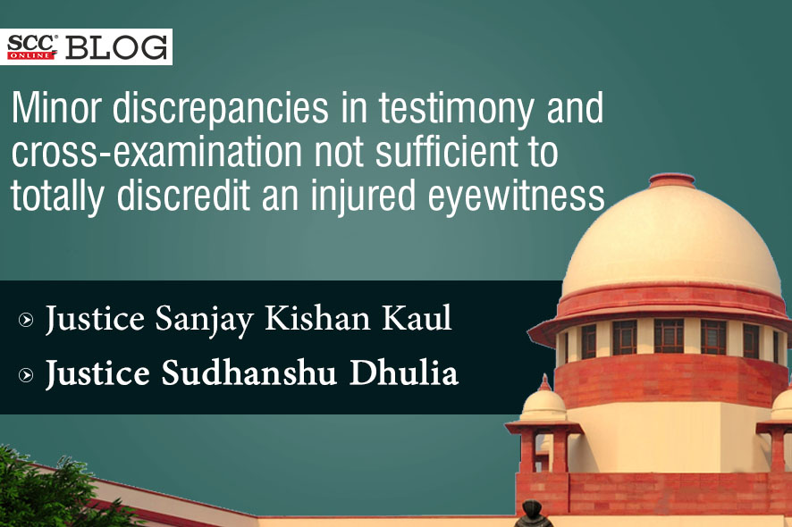 Minor discrepancies in two statements not sufficient to totally ...