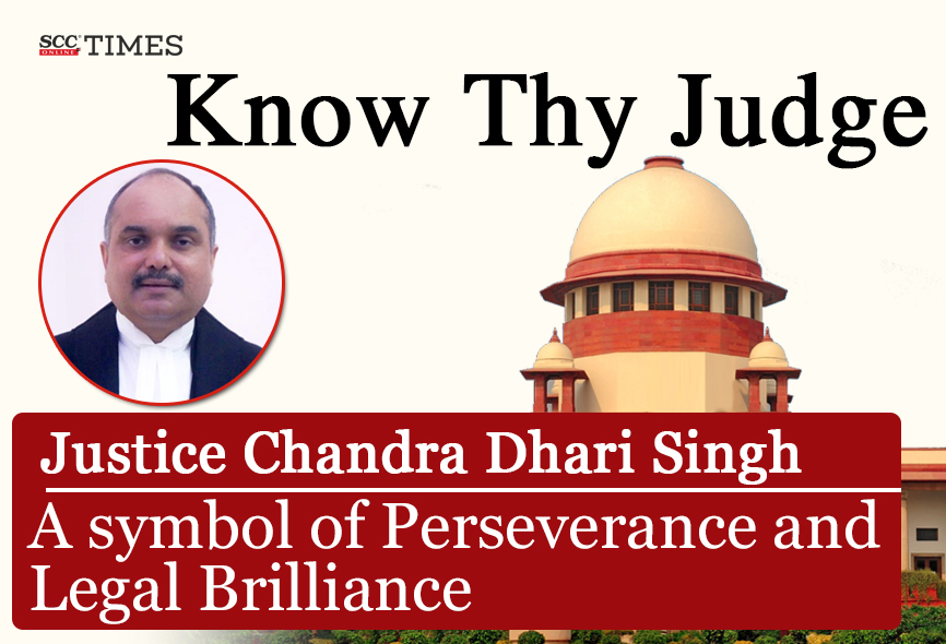 Know Delhi High Court’s Justice Chandra Dhari Singh | SCC Times